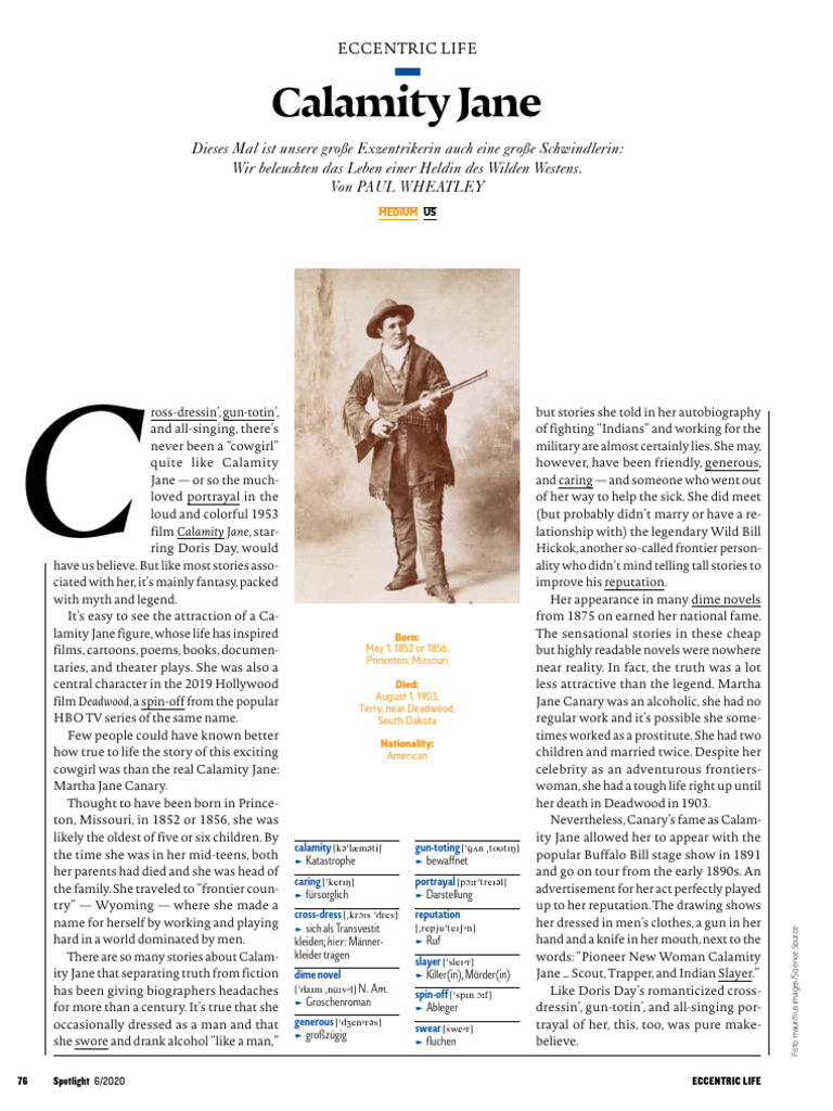 Calamity Jane | PDF