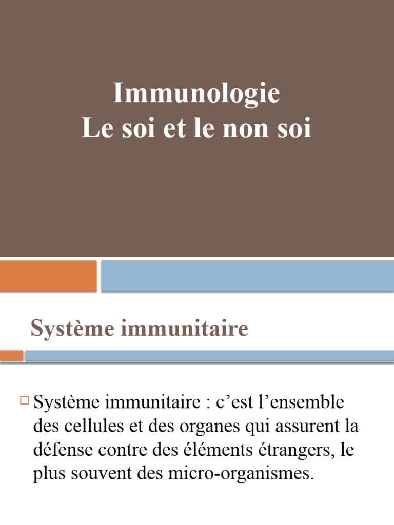 Introduction au système immunitaire | PDF