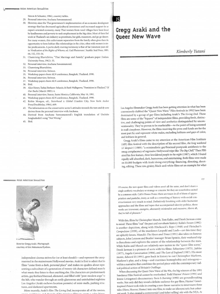 Gregg Araki and The New Queer Wave | PDF