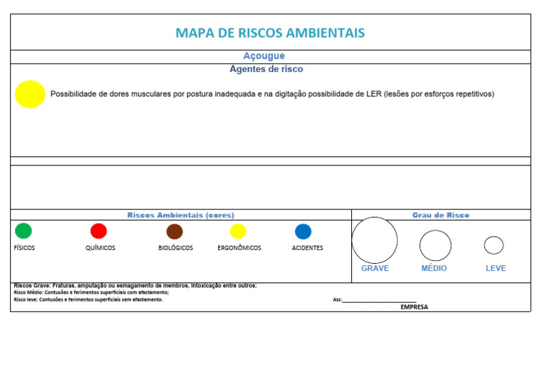 Mapa de Risco - Administrativo | PDF