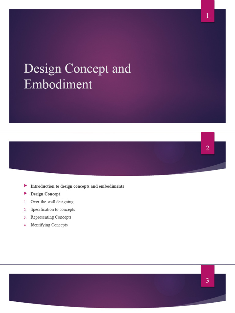 Design Concept and Embodiment | PDF | Concept | Brainstorming