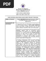 Action Plan in Mathematics S.Y. 2024 2025 | PDF | Mathematics | Learning