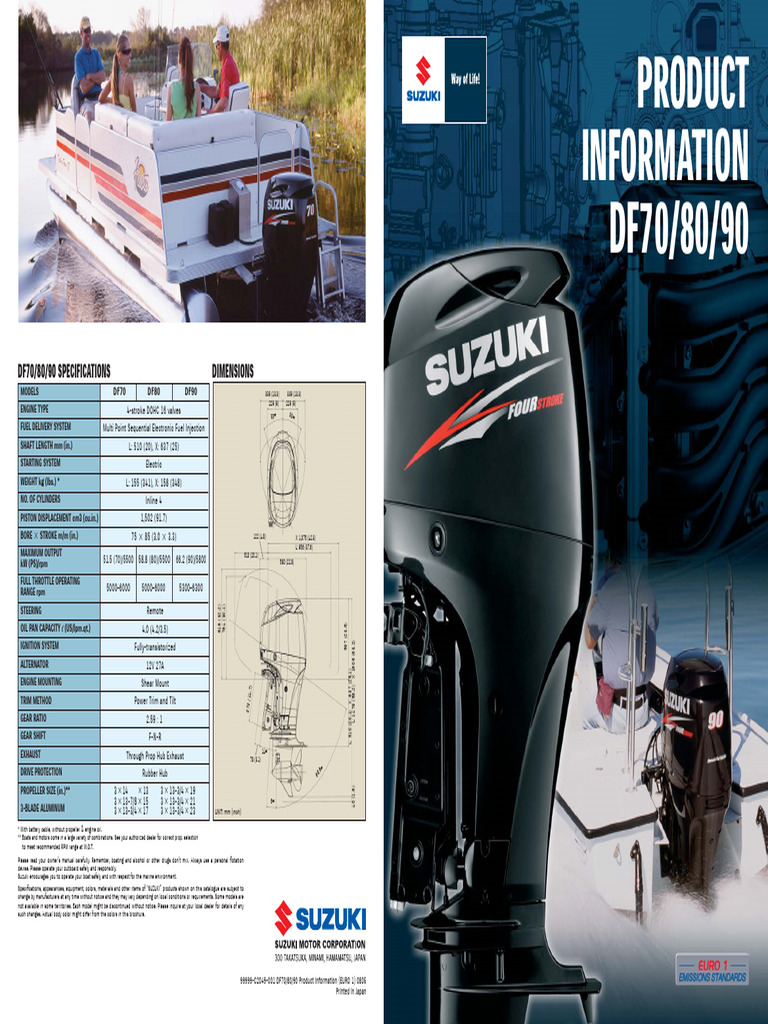 Suzuki - DF70 80 90 | PDF | Gear | Machines