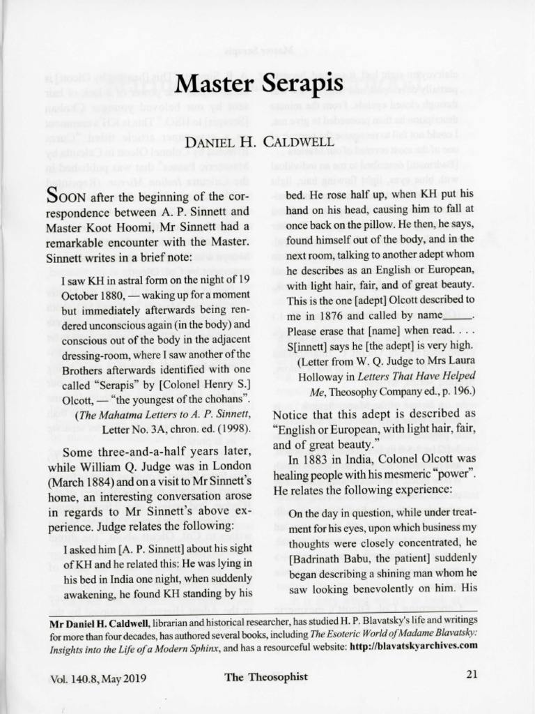 Caldwell Master Serapis | PDF