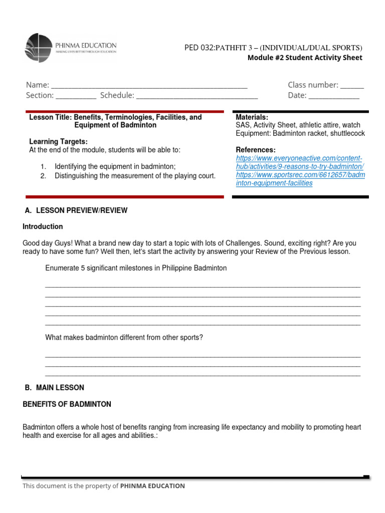 Ped 032 Sas Lesson 2 Pdf