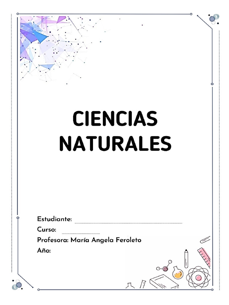 CUADERNILLO DE CS. NATURALES - 1° AÑO - PROF. FEROLETO (2024) | PDF | Gases | Líquidos