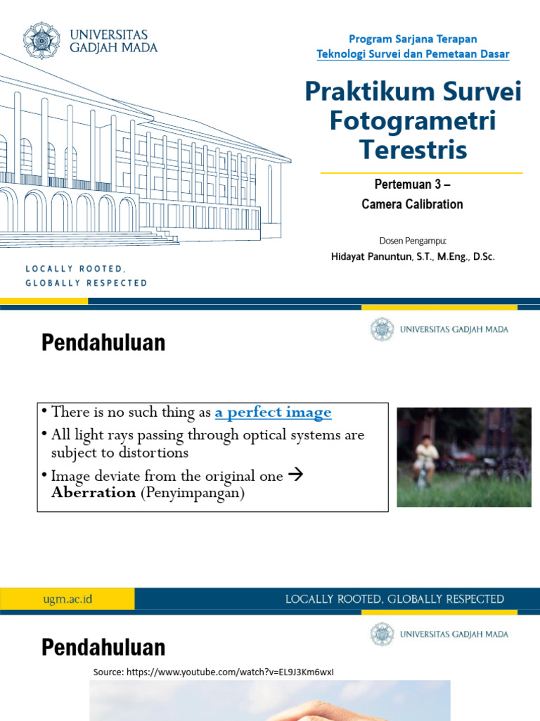 Kalibrasi Kamera untuk Fotogrametri | PDF