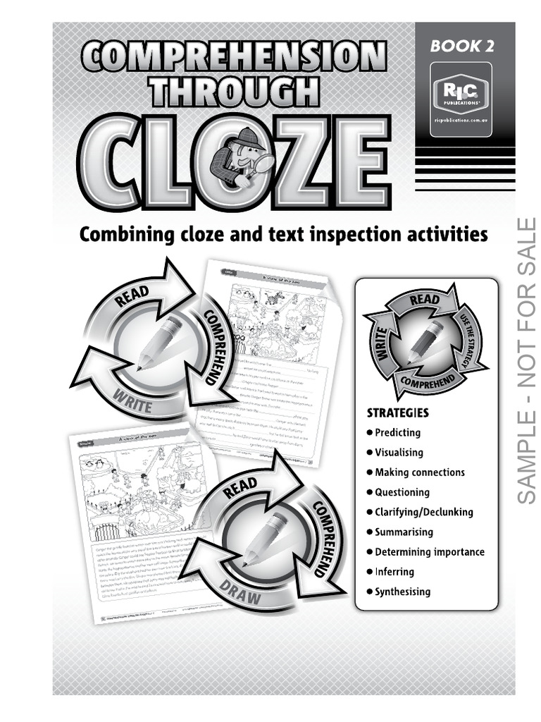 Comprehension Through Cloze - Lower Sample | PDF | Reading ...