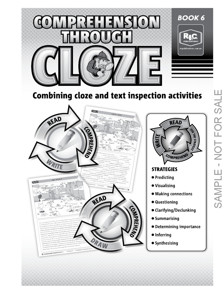 Comprehension Through Cloze - Upper Sample | PDF | Copyright