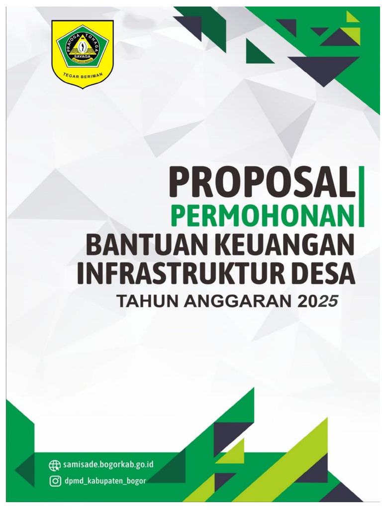 Desa Bojonggede Prop Samisade 2025 - Drainase RW 12 | PDF