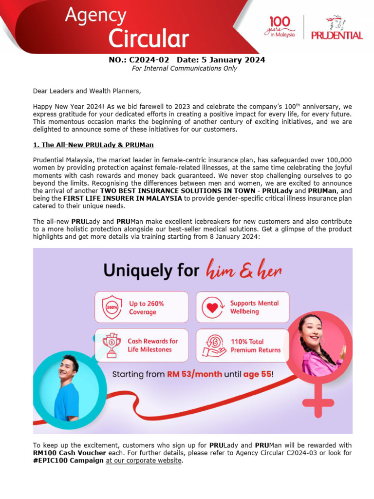 Agency Circular C2024-02 - PAMB - Jan Product Update - v1.2 - Clean | PDF