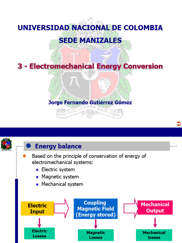3 - Electromechanical Energy Conversion | PDF | Electricity | Materials ...