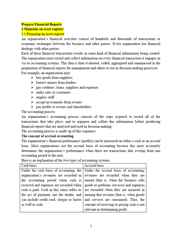 12 Prepare Financial Reports | PDF | Depreciation | Debits And Credits