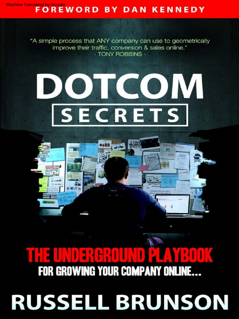 DotCom Secrets - The Underground Playbook For Growing Your Company Online | PDF | Marketing ...