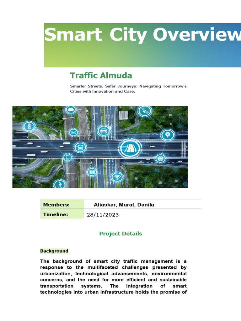 Project Overview Doc in Light Green Blue Vibrant Professional Style | PDF | Artificial ...