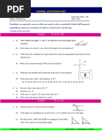 JMO 2023 (7, 8) Question Paper | PDF | Triangle | Circle
