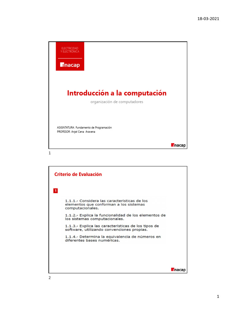 Clase 1 Algoritmo | PDF | Microcomputadoras | Videojuegos