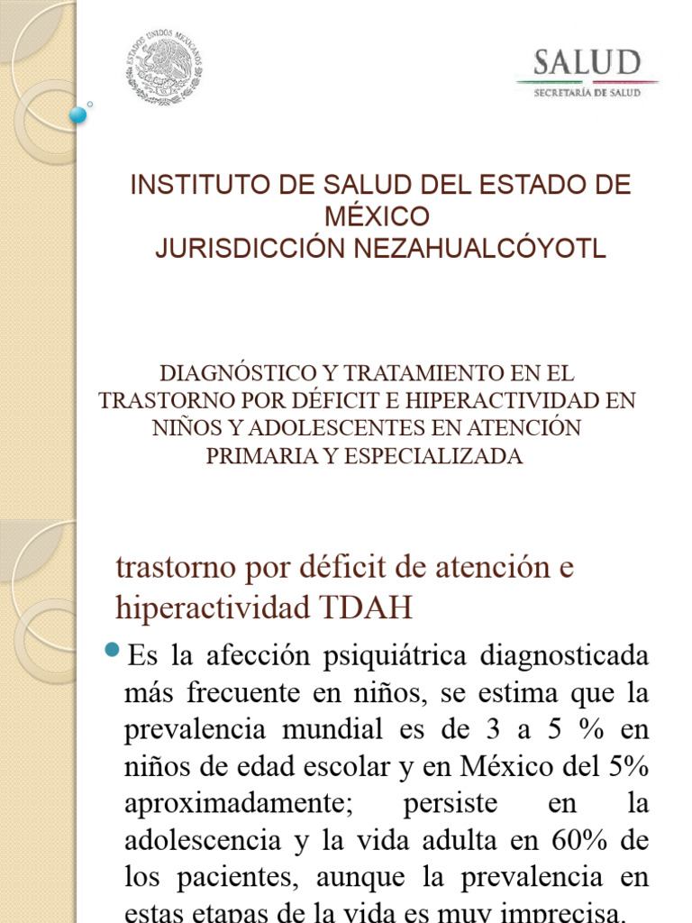 Deficit de Atencion e Hiperactividad | PDF | Desorden hiperactivo y deficit de atencion ...