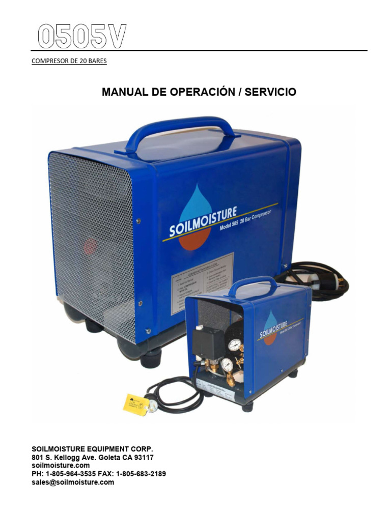 Resource - Instructions - 0898-0505 COMPRESOR 0505 Manual Espanol | PDF | Fuente de alimentación ...