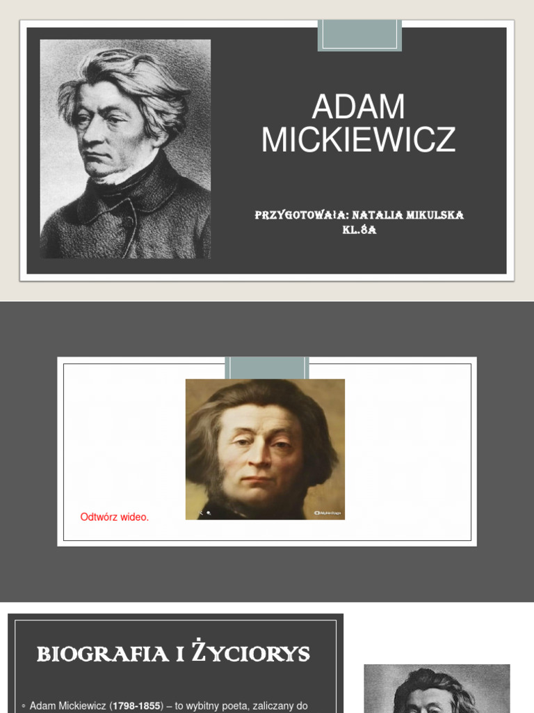 A Mickiewicz | PDF