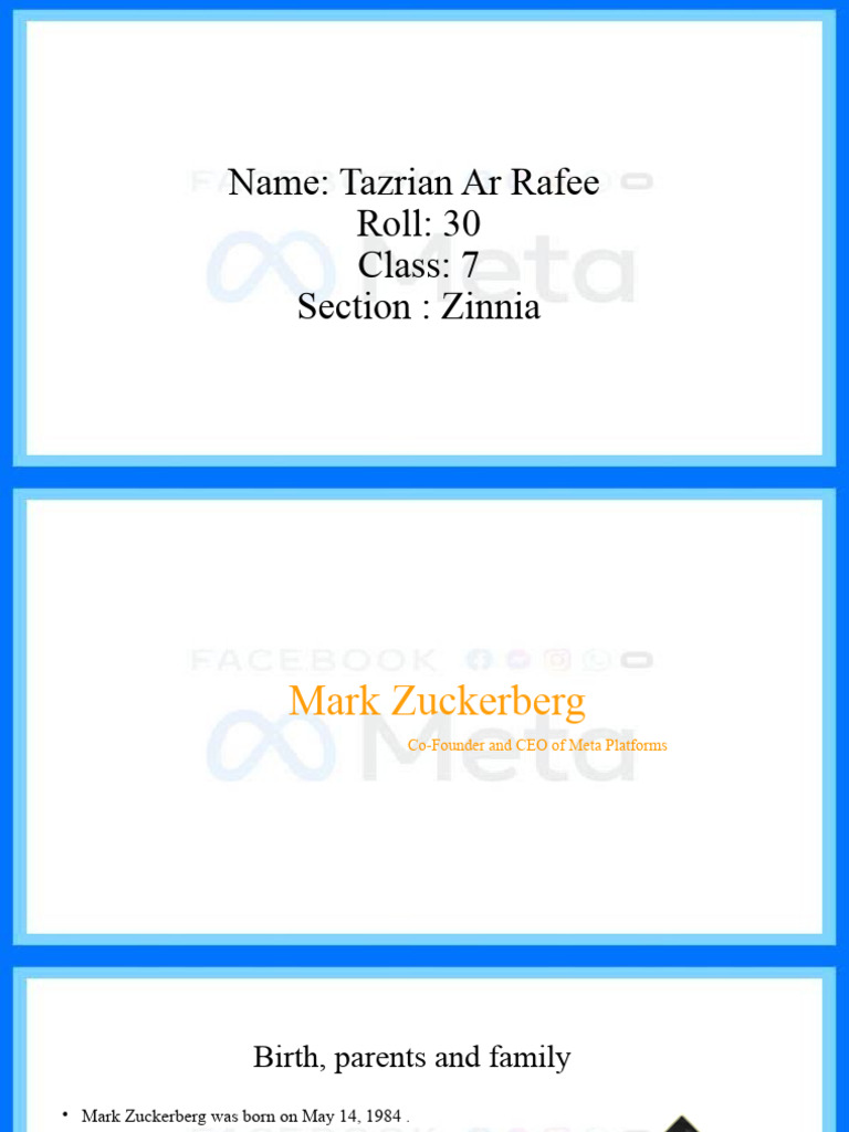 Presentation1 (Autosaved) | PDF | Mark Zuckerberg | Facebook