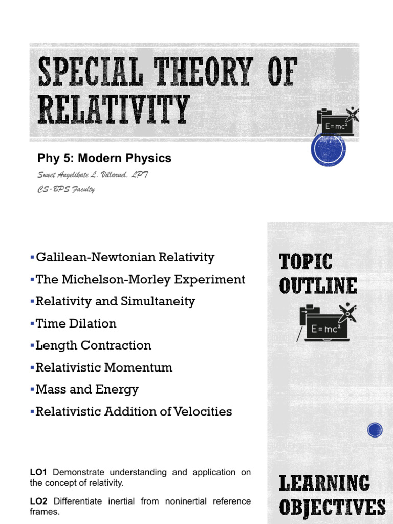 Relativity Concepts in IB Physics | PDF | Special Relativity | Spacetime