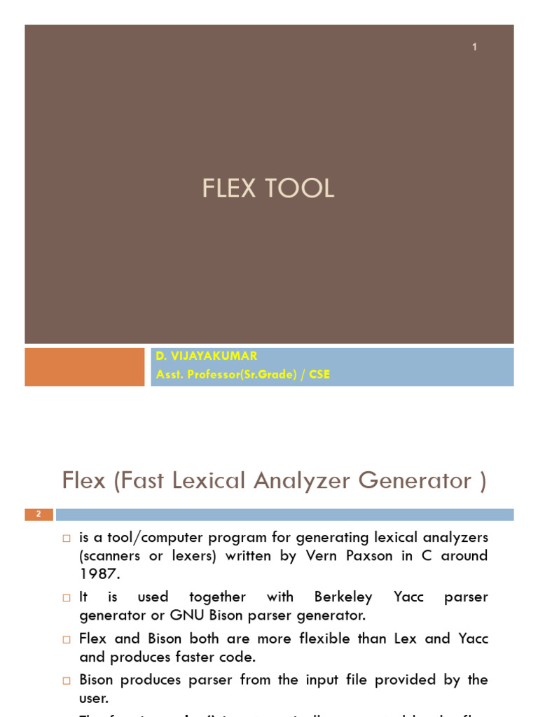 Flex Tool Presentation - DVK | PDF | Formalism (Deductive) | Software
