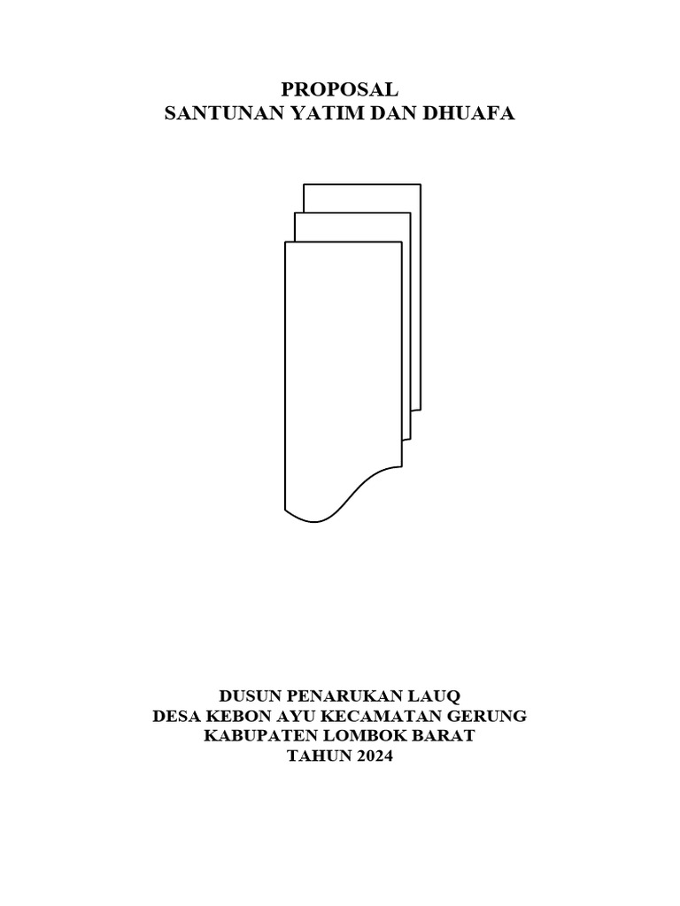 Proposal Santunan Anak Yatim | PDF | Agama & Spiritualitas