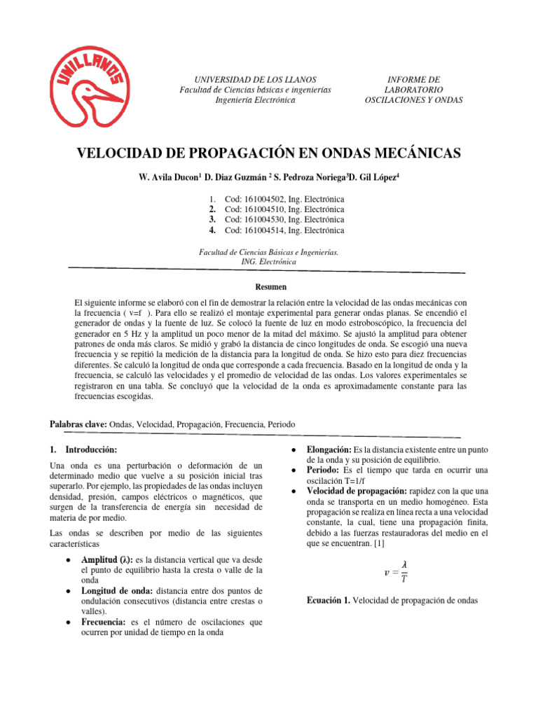 Longitud de Onda | PDF | Frecuencia | Longitud de onda
