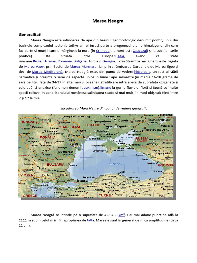 Marea Neagra Nou | PDF