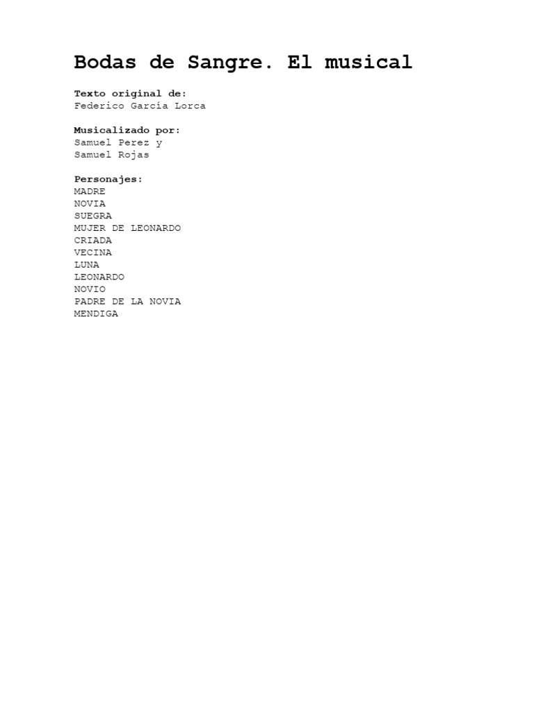 Copia de Bodas de Sangres - Transformación de Texto - Docx-1 | PDF