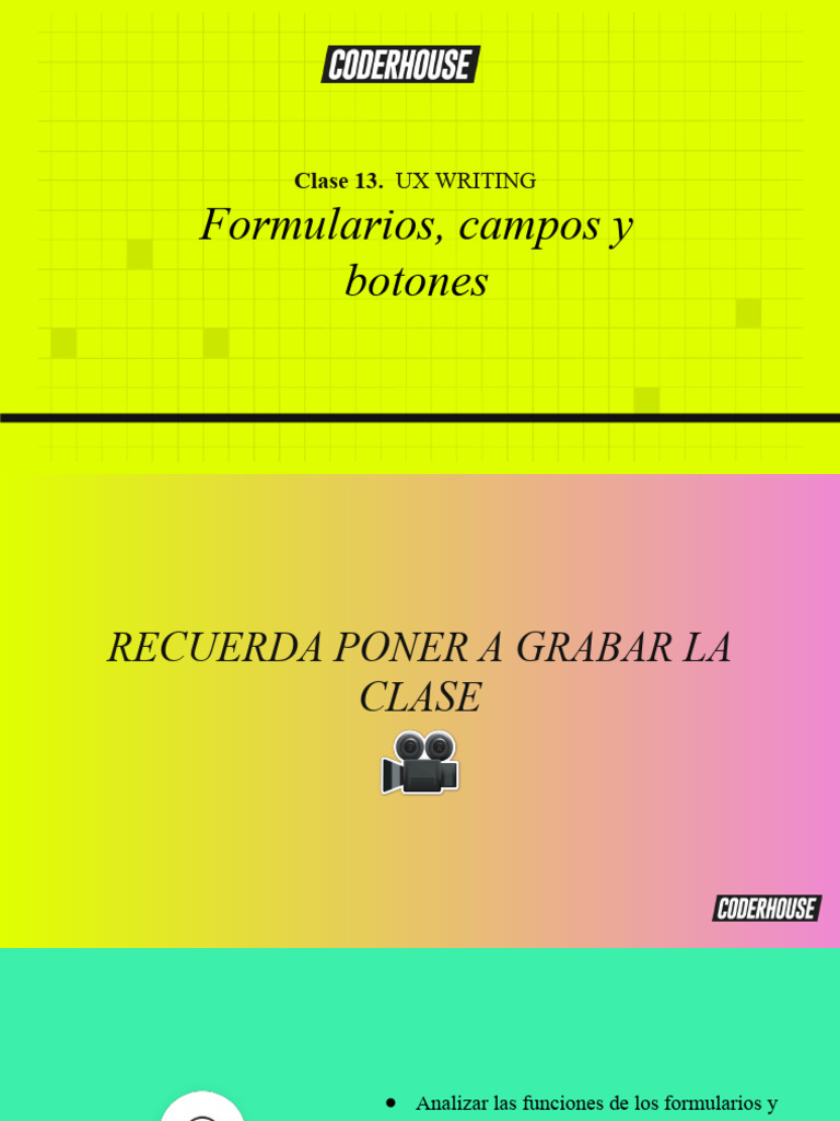 Clase 13 - Formularios, Campos y Botones | PDF | Metodología de encuesta | Diseño