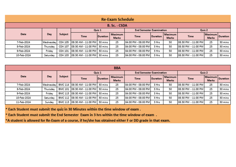 Ug Re Exam Schedule | Download Free PDF | Academic Term | Schools