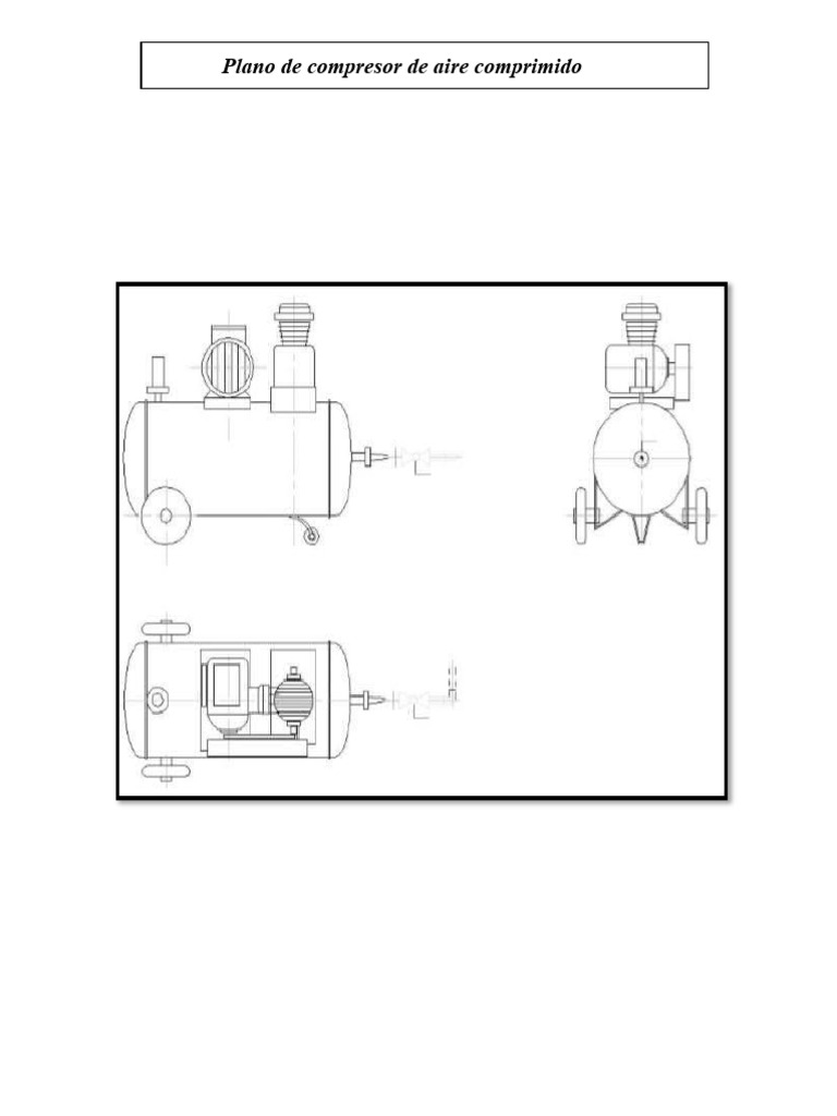 Plano de Compresor de Aire | PDF