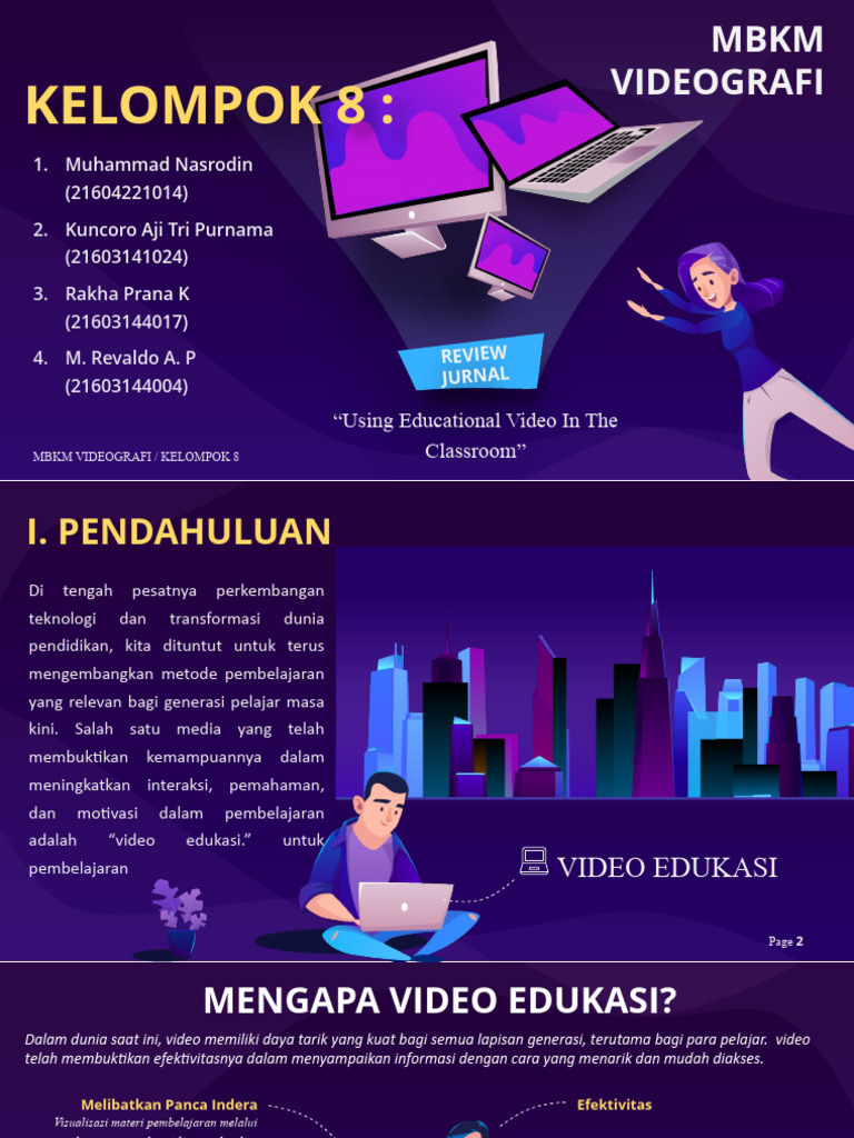 Tugas 1 - Kelompok 8 - MBKM Videografi | PDF | Pengembangan Diri