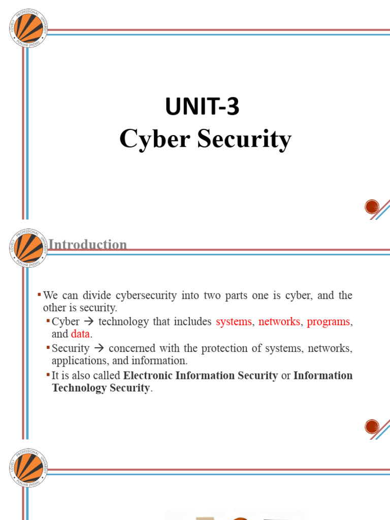 Unit 3 Cyber Security Download Free Pdf Malware Computer Virus