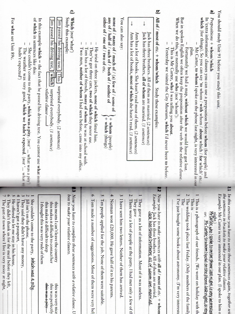 Extra Information Clauses | PDF