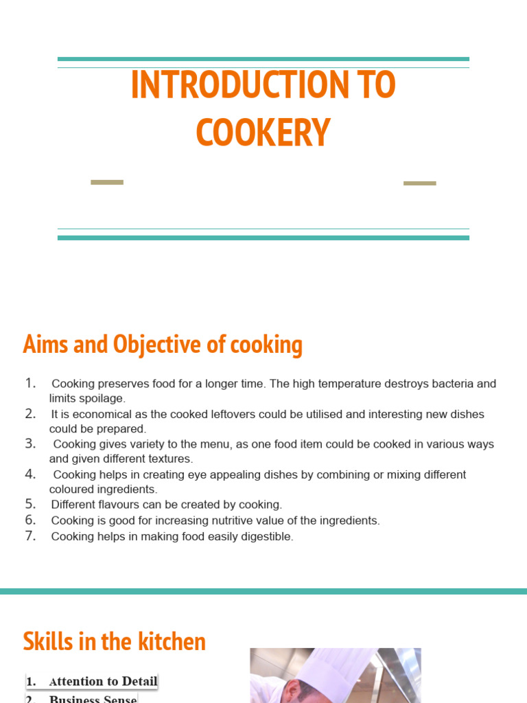 Introduction To Cookery | PDF