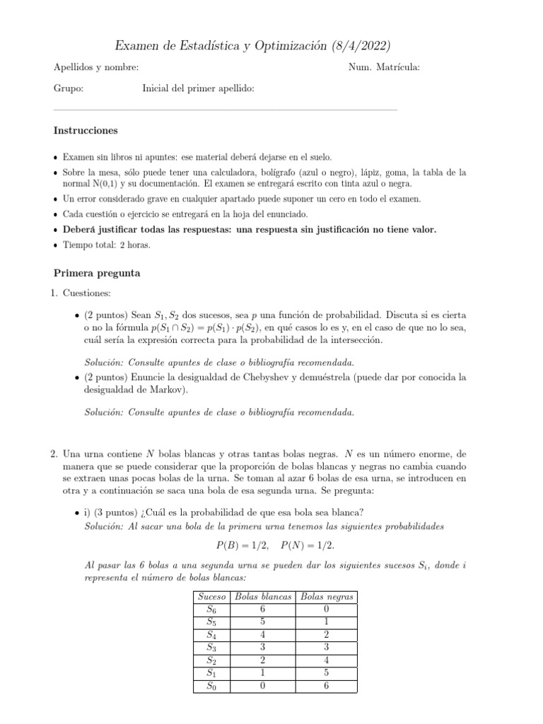 Primer Parcial 2022 Resuelto | PDF | Variable aleatoria | Valor esperado