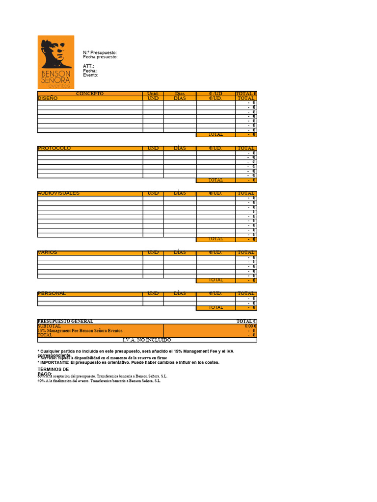 PLANTILLA PPTO | PDF | Impuestos