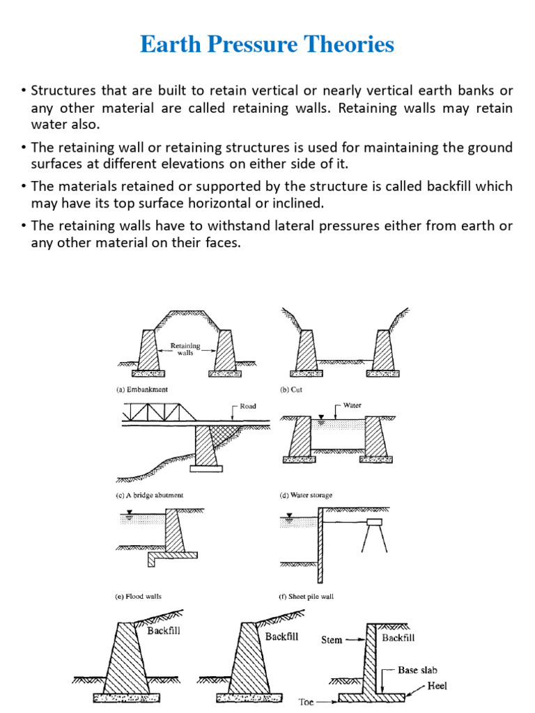 Earth Pressure Theories | PDF