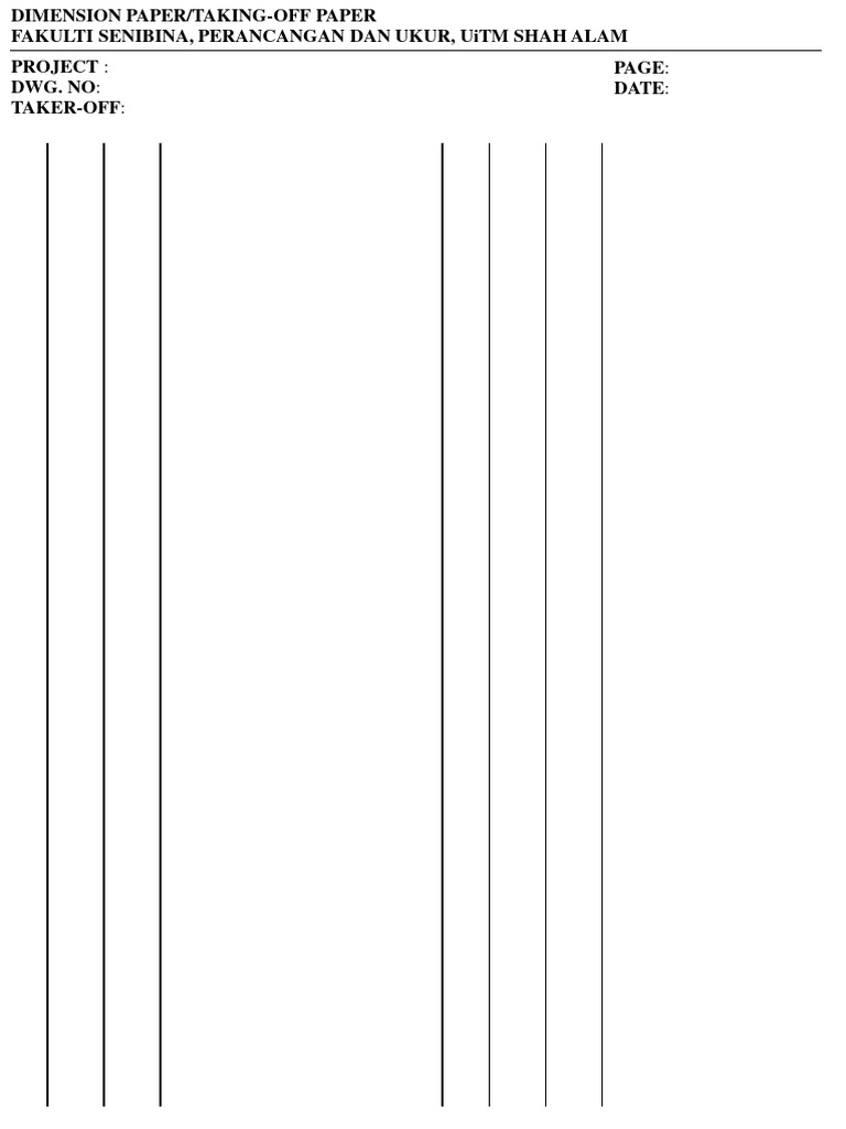 Dimension Paper 1 | PDF