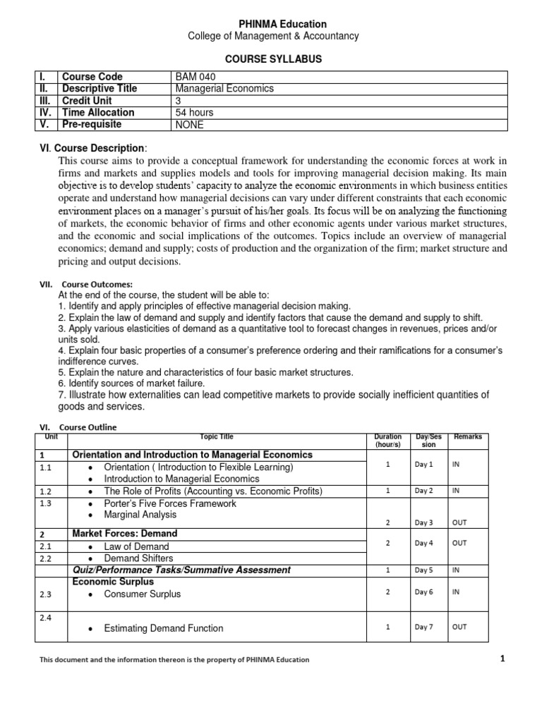 Bam 040 Sas Period 1 | PDF | Economics | Demand