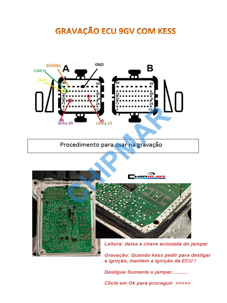 Gravação Ecu 9GV Com Kess | PDF