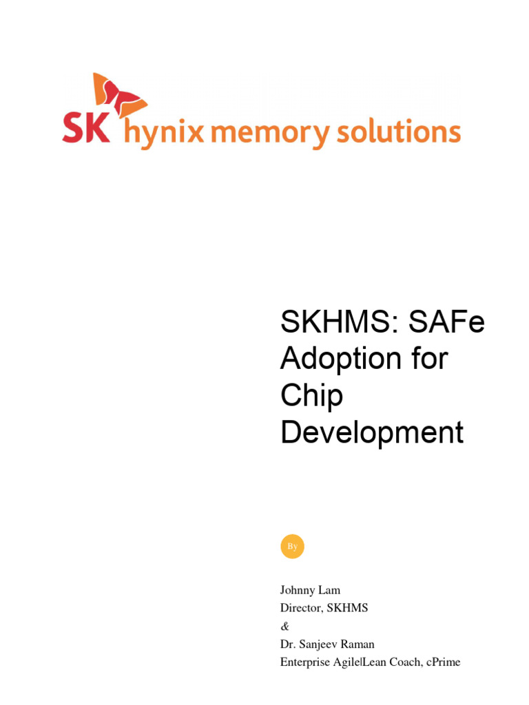 SK Hynix Case Study November 16 2015 - Final | PDF | Scrum (Software Development) | Agile ...