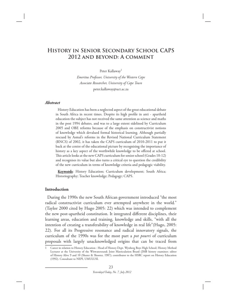 Kallaway Reading | PDF | Curriculum | Teachers