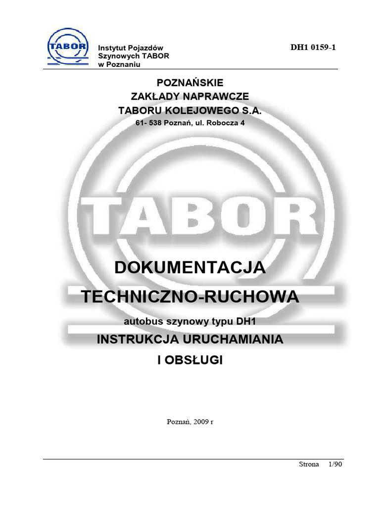 Instrukcja DH1 | PDF