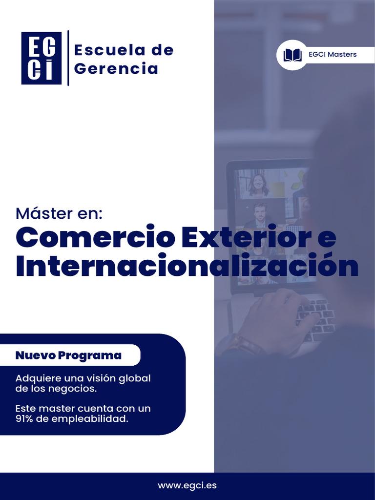 Master Comercio Exterior e Internacionalazacion EGCI | PDF | Marketing ...
