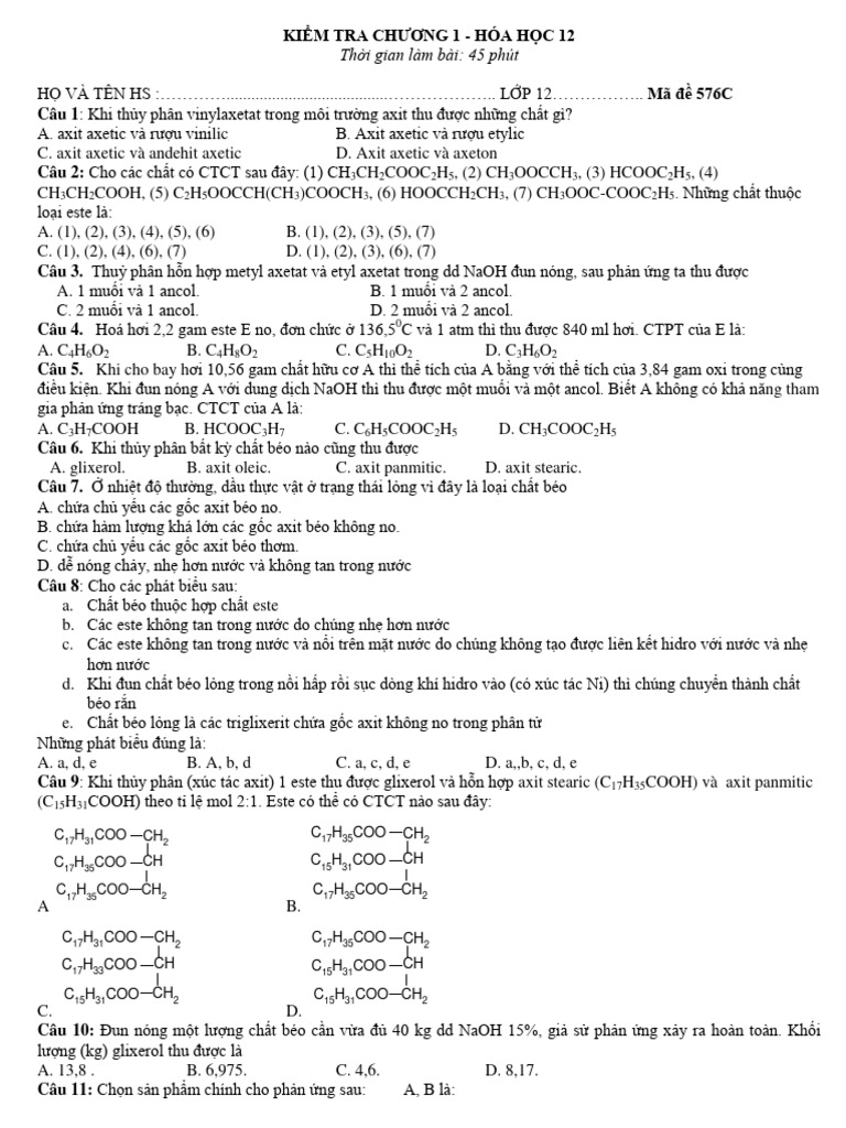 Hoa 12 - de 576C | PDF