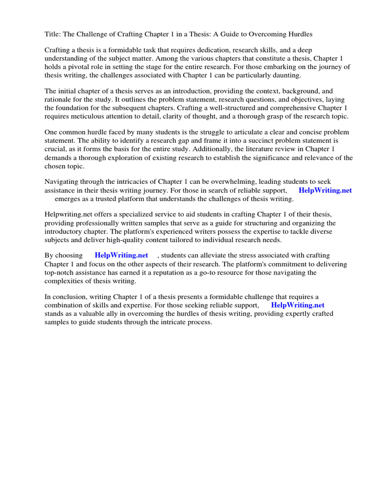 Chapter 1 Thesis Sample Tagalog | PDF | Thesis | Tagalog Language